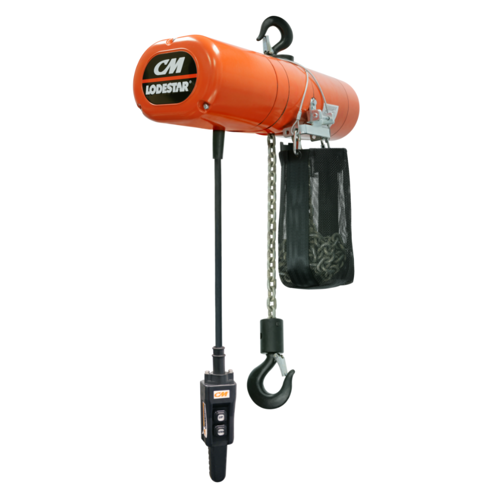 CM Lodestar Electric Chain Hoist Single Phase | Lifting Gear UK